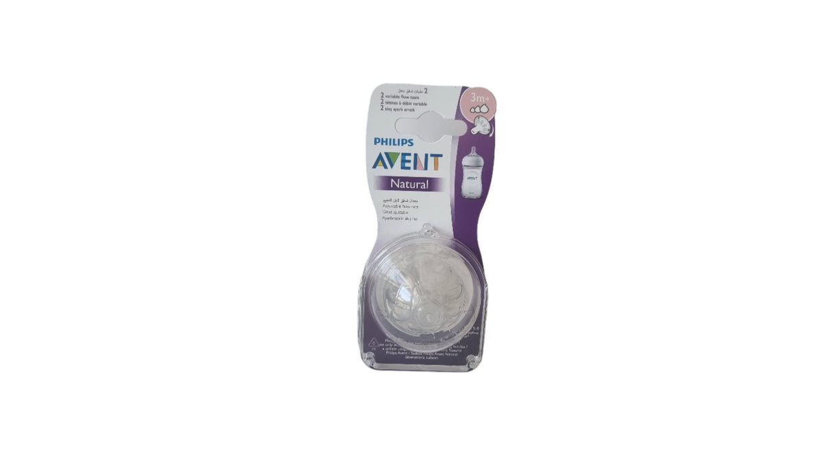 Philips Avent - Natural Variable Flow Teats 3m+ – SecondGear.me